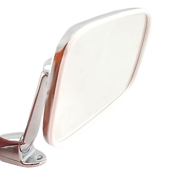 Chrome Universal Rear View Mirrors with White Round Edge - G.C ...
