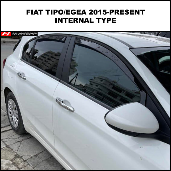 Fiat Tipo Wind Deflectors - G.C.Hadjigeorgiou Car Accessories - G.C ...
