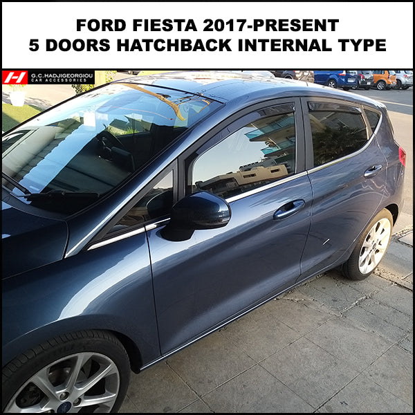 Ford Fiesta Wind Deflectors - G.C.Hadjigeorgiou Car Accessories - G.C ...