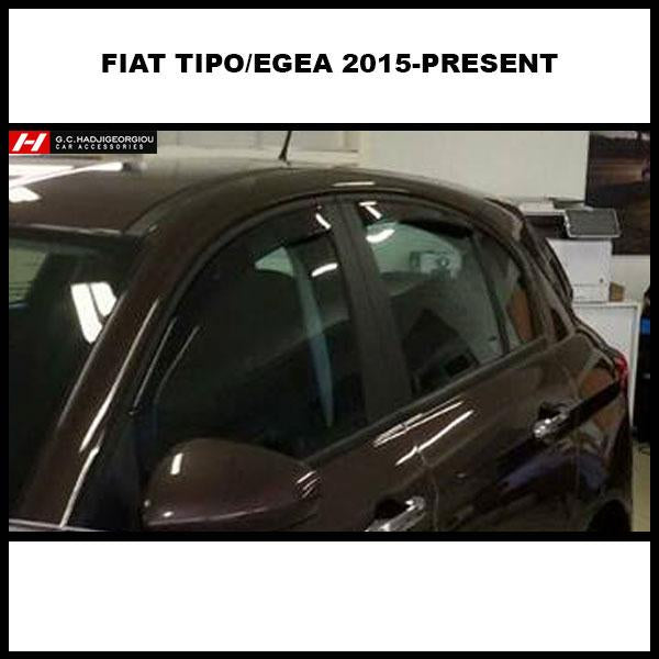 Fiat Tipo Wind Deflectors - G.C.Hadjigeorgiou Car Accessories - G.C ...