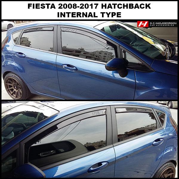 Ford Fiesta Wind Deflectors - G.C.Hadjigeorgiou Car Accessories - G.C ...