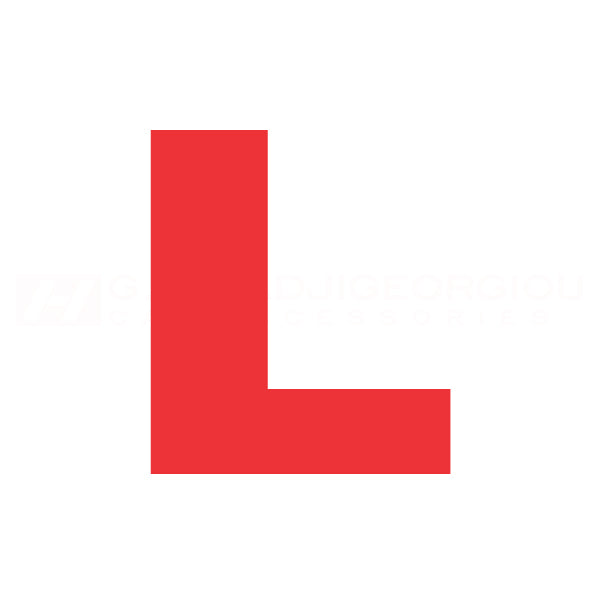 Learner Driver L Plate Sticker - G.C.Hadjigeorgiou Car Accessories - G ...