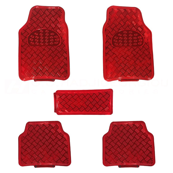 Red Aluminium Car Mats - G.C.Hadjigeorgiou Car Accessories - G.C ...