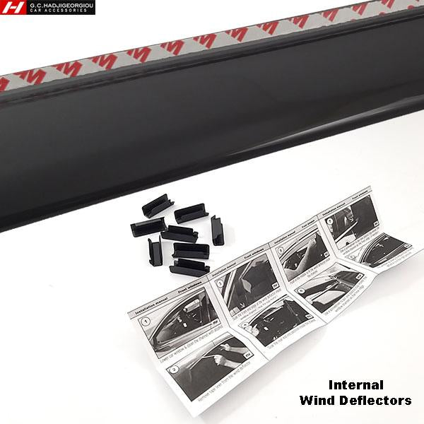 Renault Megane Wind Deflectors - G.C.Hadjigeorgiou Car Accessories - G ...