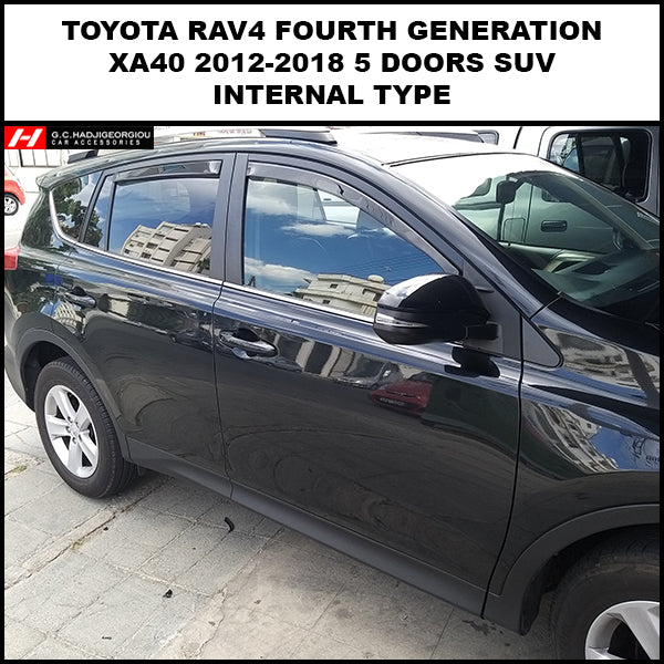 Toyota RAV4 Wind Deflectors - G.C.Hadjigeorgiou Car Accessories - G.C ...